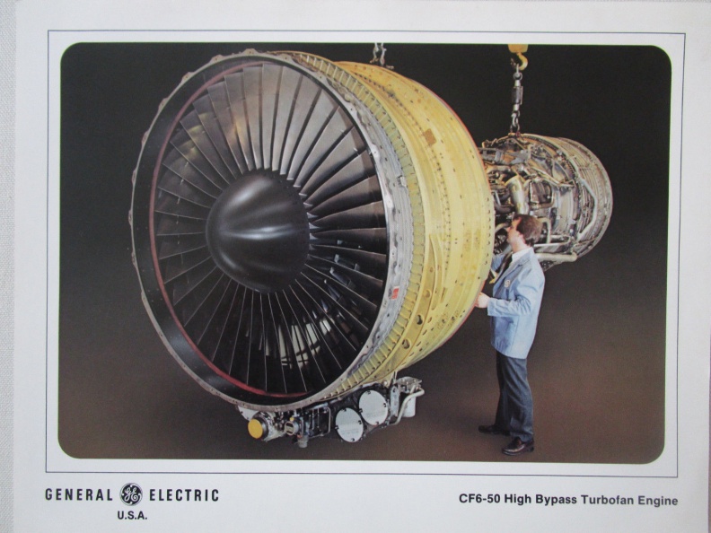 THE GENERAL ELECTRIC COMPANY'S CF6-50 SERIES JET ENGINE. | OldWoodward History Gallery