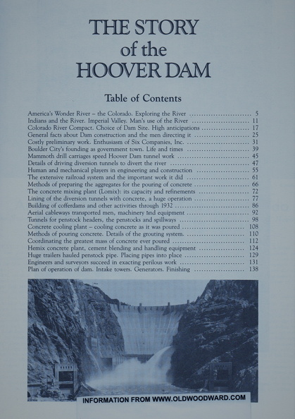 The Story of The Hoover Dam. 4. | OldWoodward History Gallery
